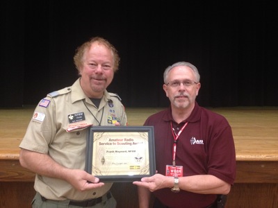 Amateur Radio Service to Scouting Award – Amateur Radio Station NF8M